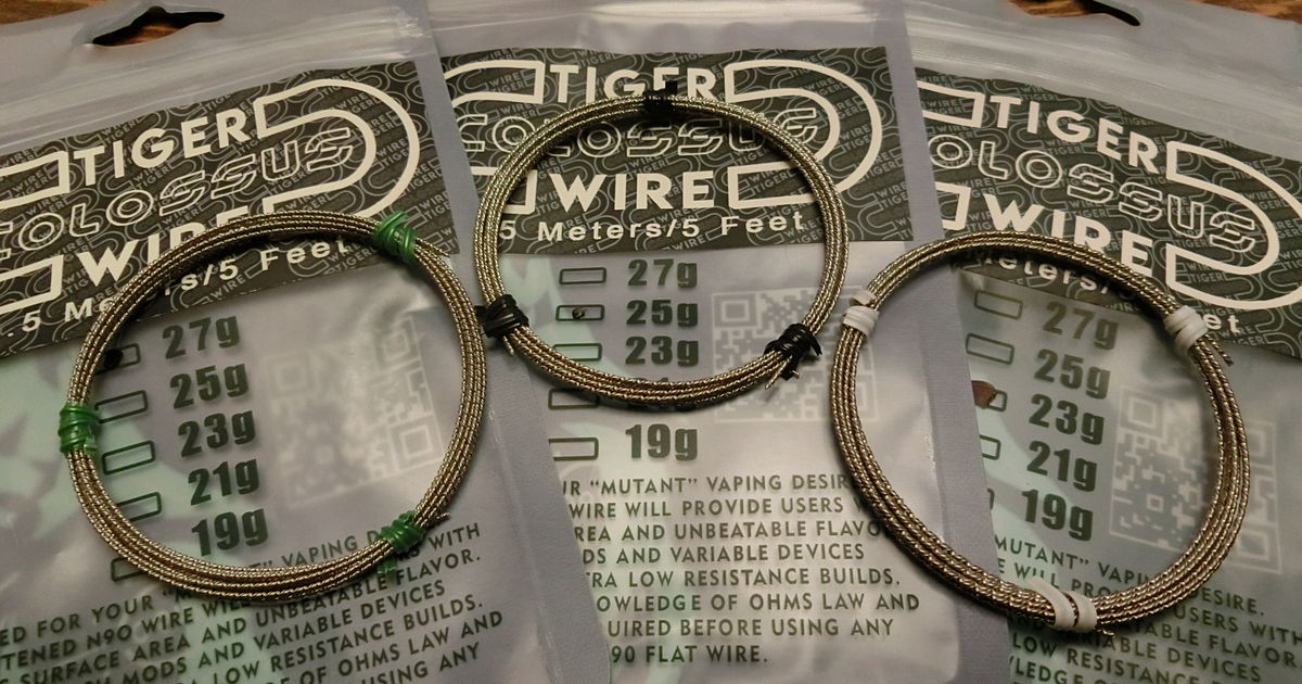 COLOSSUS Tiger Wire N90 電子タバコ専門店 VAPE専門店 爆煙堂 ベイプ