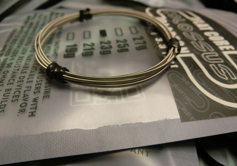 COLOSSUS Flat Core Clapton Wire N90 23G 21G 電子タバコ専門店 VAPE専門店 爆煙堂 ベイプ ...