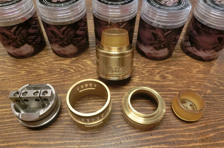 WARHEAD RDA 30mm Brass and SS 茨城県水戸市の電子タバコ専門店 Vape専門店 爆煙堂