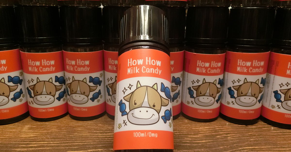 HowHow Milk Candy 茨城県水戸市の電子タバコ専門店 爆煙堂 VAPE ベイプ