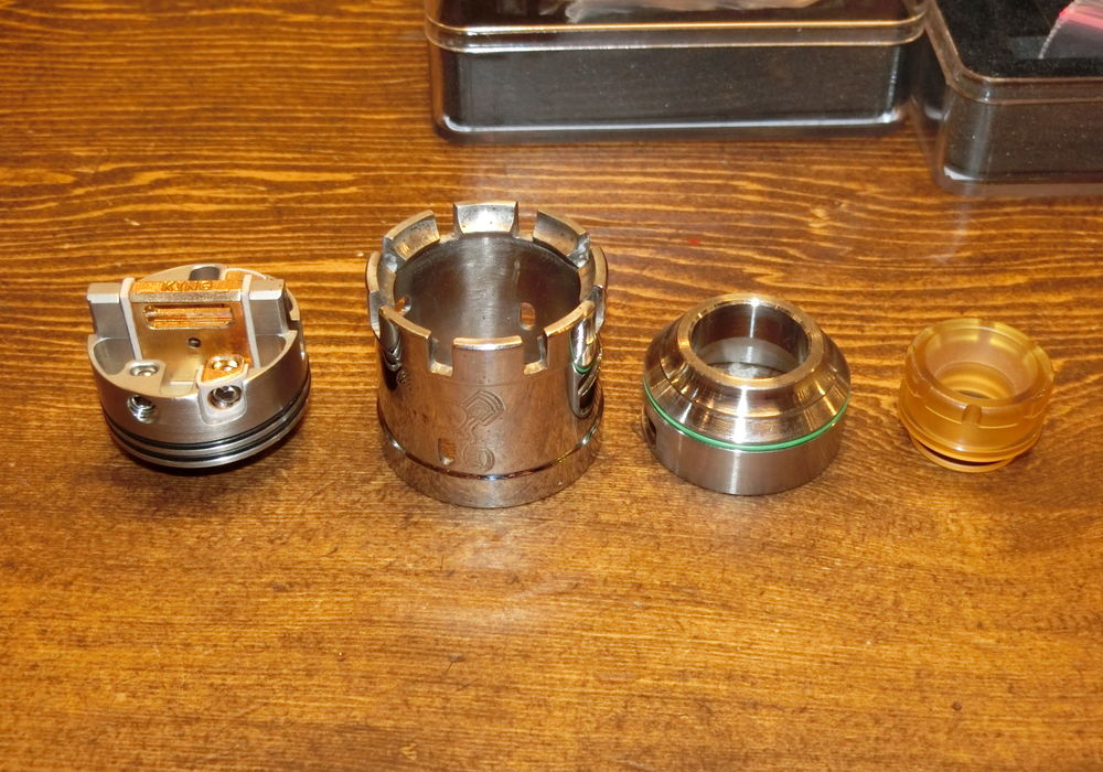 MCM King RDA 30mm BRASS | 水戸市のベイプ電子タバコ専門店では豊富な画像を掲載しています